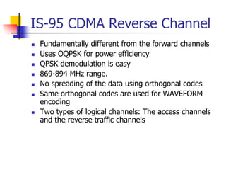 IS95 CDMA Technology | PDF