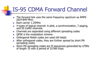 IS95 CDMA Technology | PDF