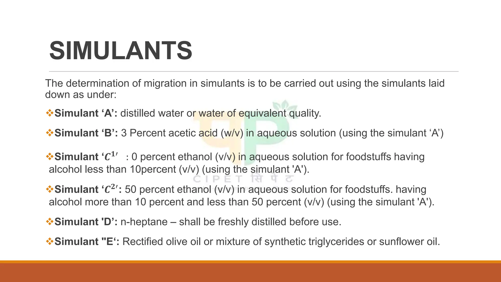 IS 9845 overall migration test for woven sac | PPTX