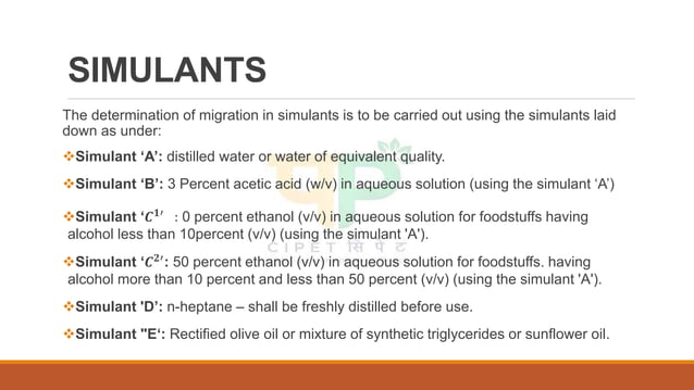 IS 9845 overall migration test for woven sac | PPTX | Desserts and ...