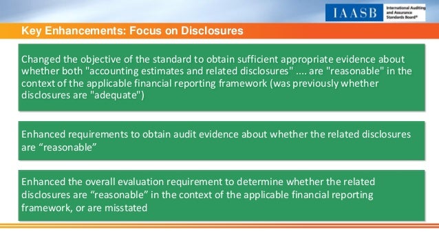 Isa 540 Revised Overview