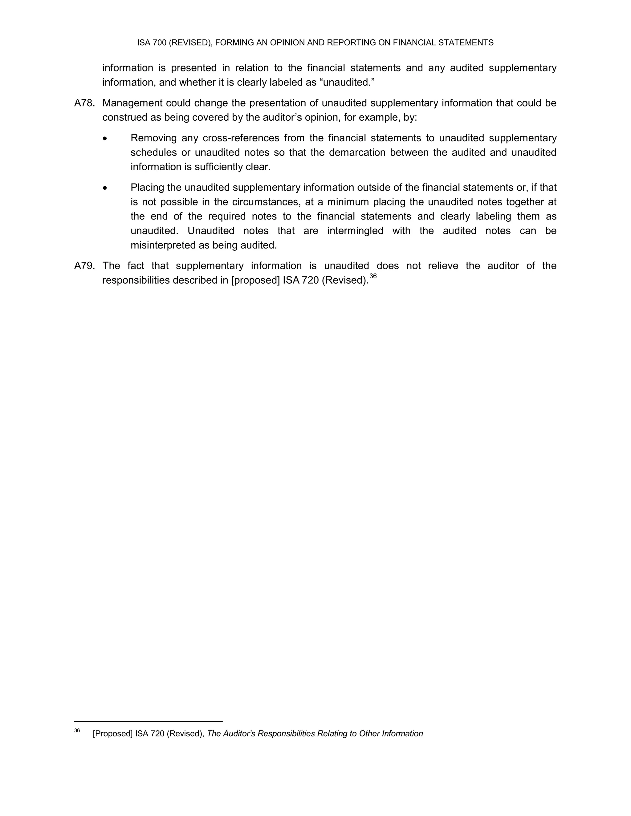 ISA: 700-Revised | PDF