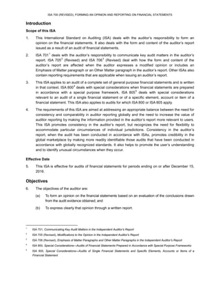 ISA: 700-Revised | PDF