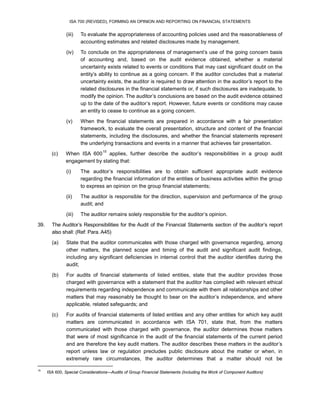 ISA: 700-Revised | PDF