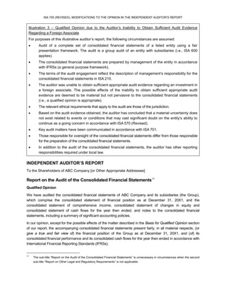 ISA: 705-Revised | PDF