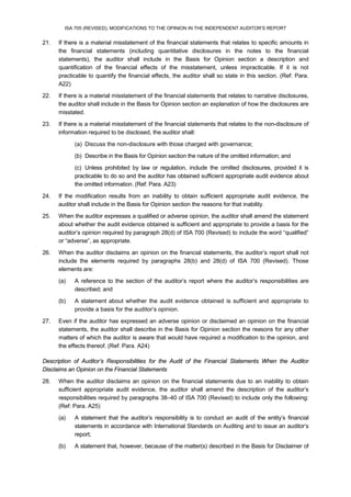 ISA: 705-Revised | PDF