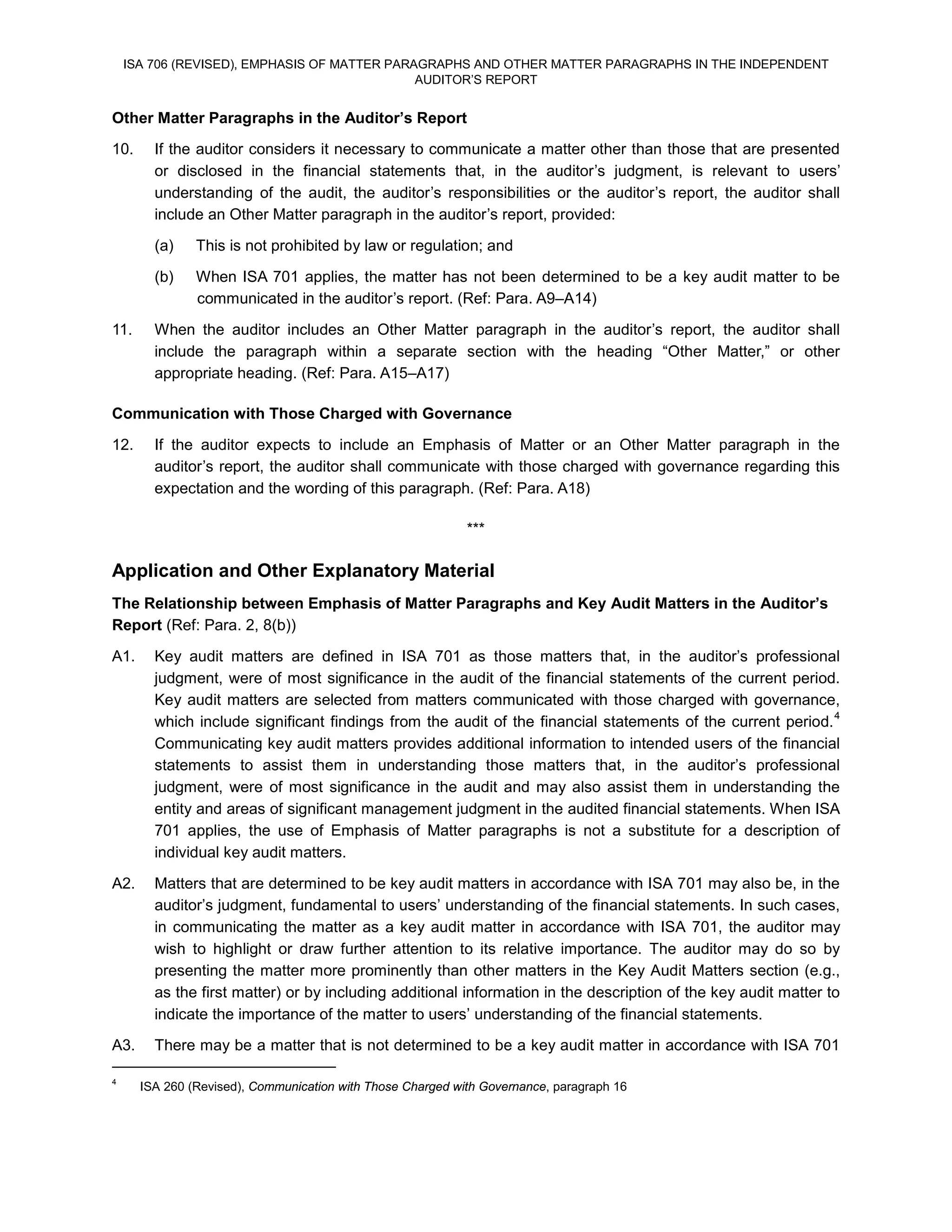 ISA: 706-Revised | PDF