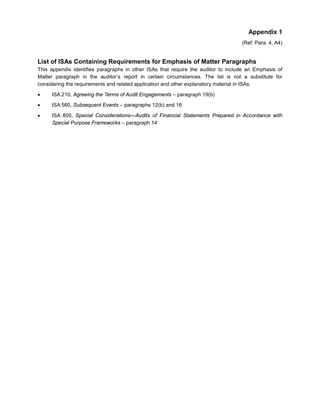 ISA: 706-Revised | PDF