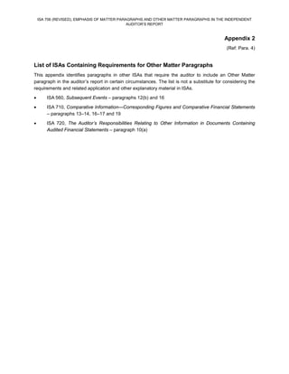 ISA: 706-Revised | PDF