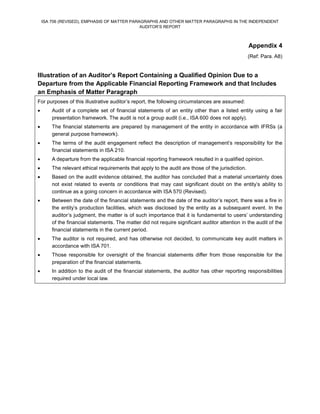 ISA: 706-Revised | PDF