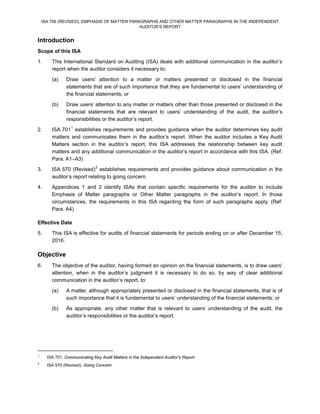 ISA: 706-Revised | PDF