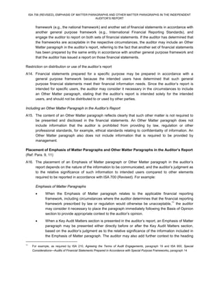 ISA: 706-Revised | PDF