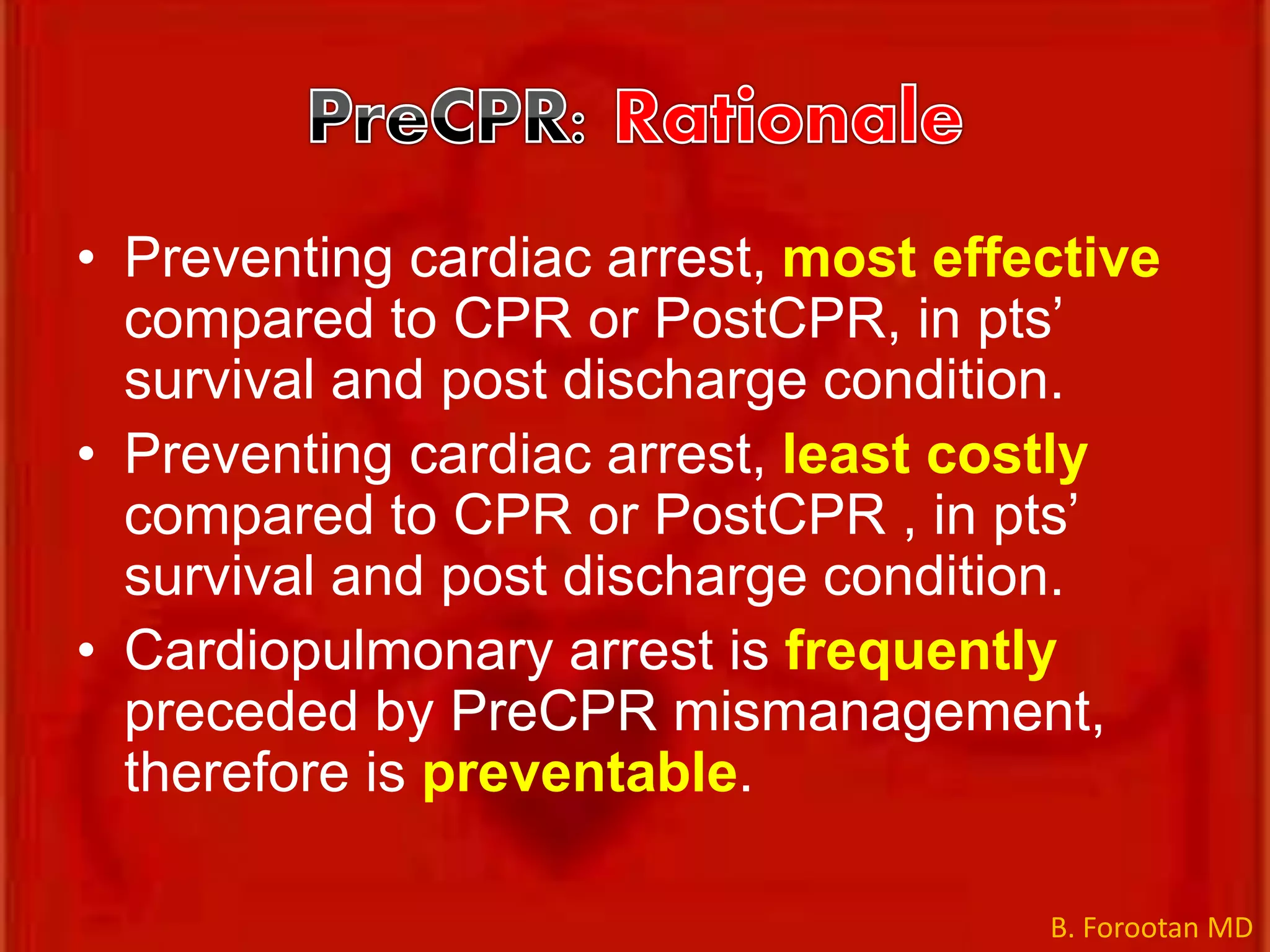 Cardiopulmonary Resusitation (AHA 2015)- Dr Forootan | PPT