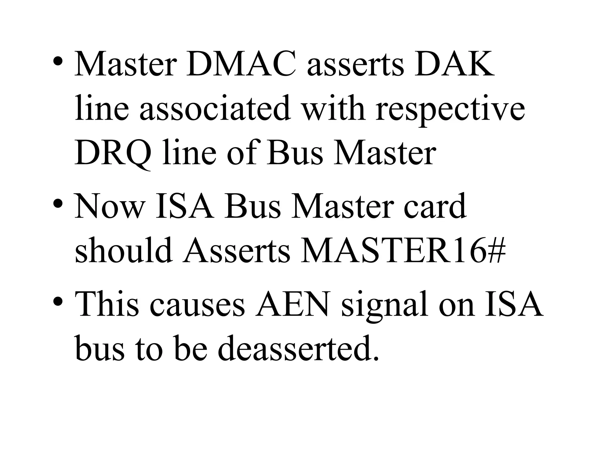 Isa Dma & Bus Masters | PPT