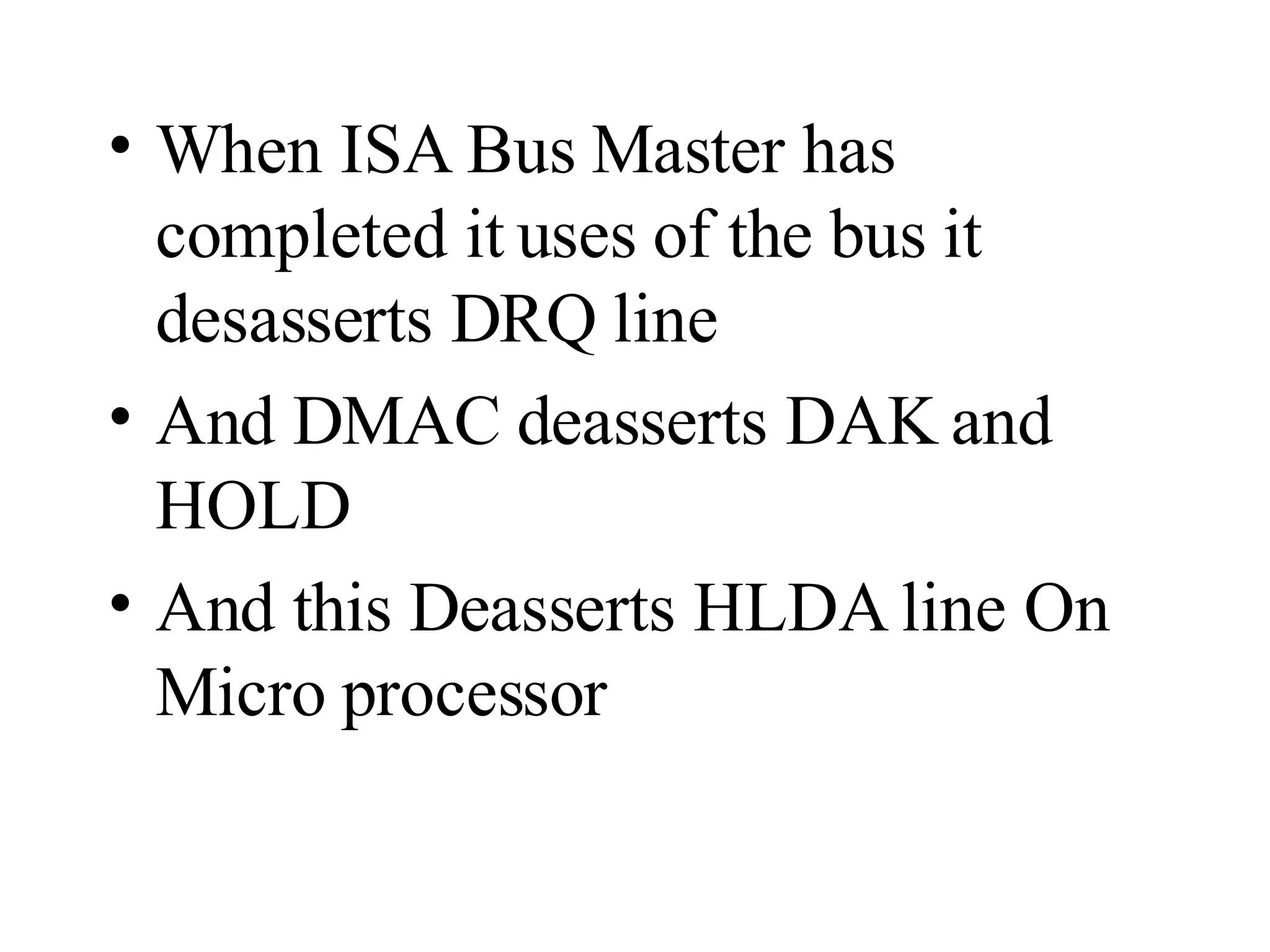 Isa Dma & Bus Masters | PPT
