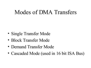 Isa Dma & Bus Masters | PPT