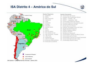 ISA - Grupo de Normas Técnicas do Distrito 4 - Apresentação | PDF