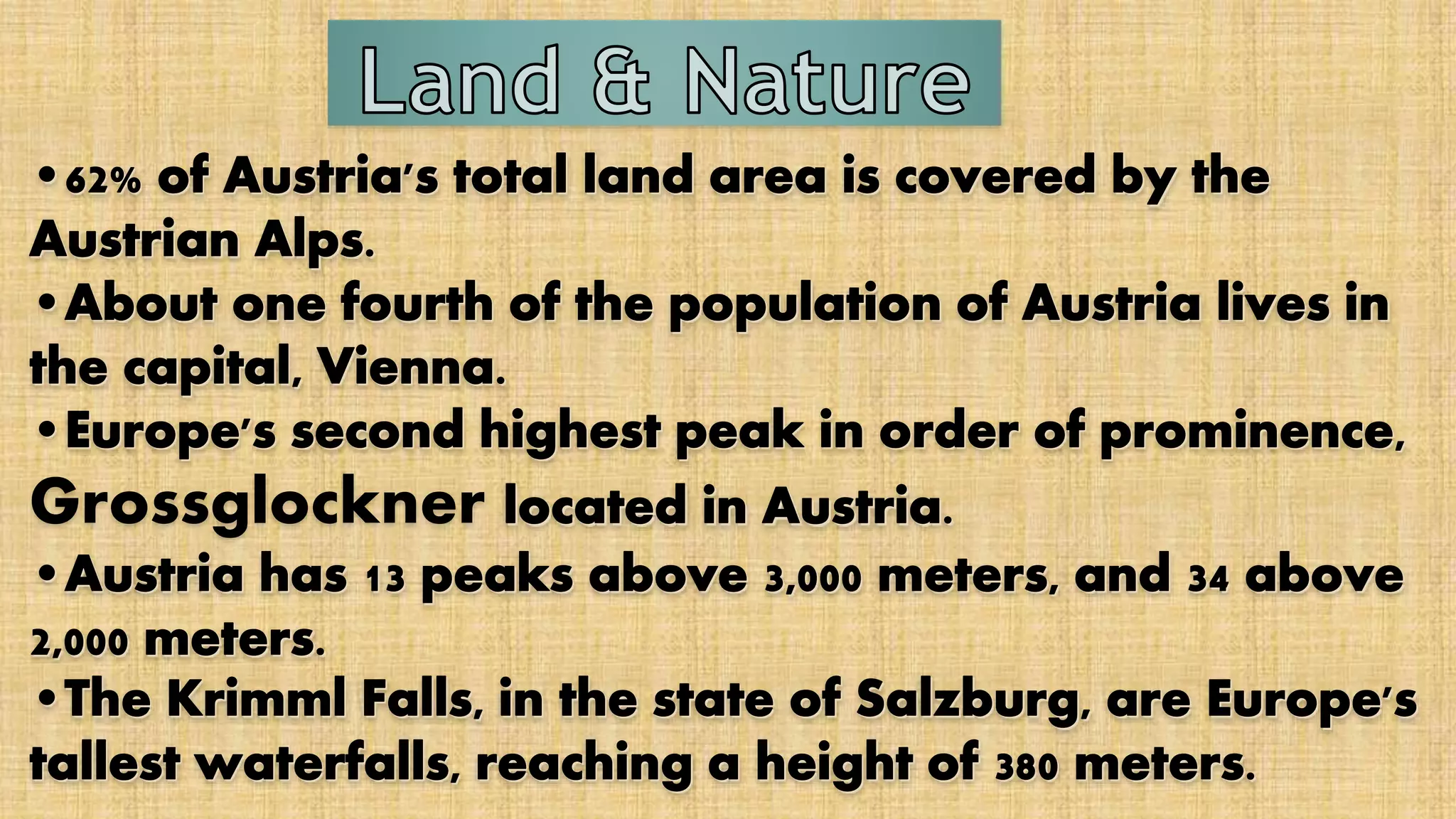 Austria - power point presentation | PPTX