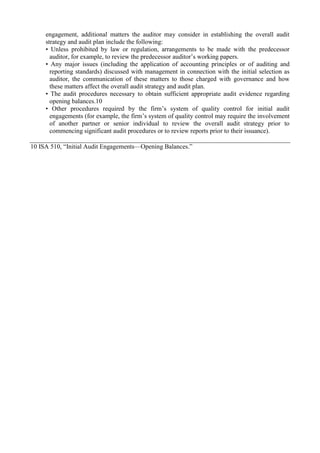 Isa 300 Planning An Audit Of Financial Statements En Ingles | DOCX