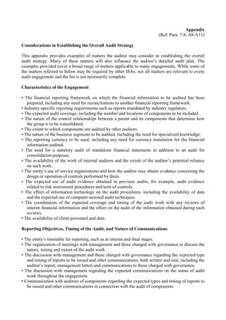 Isa 300 Planning An Audit Of Financial Statements En Ingles | DOCX
