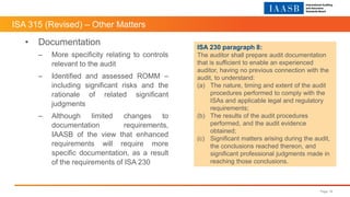ISA 315 (Revised) - Exposure Draft Webinar | PDF