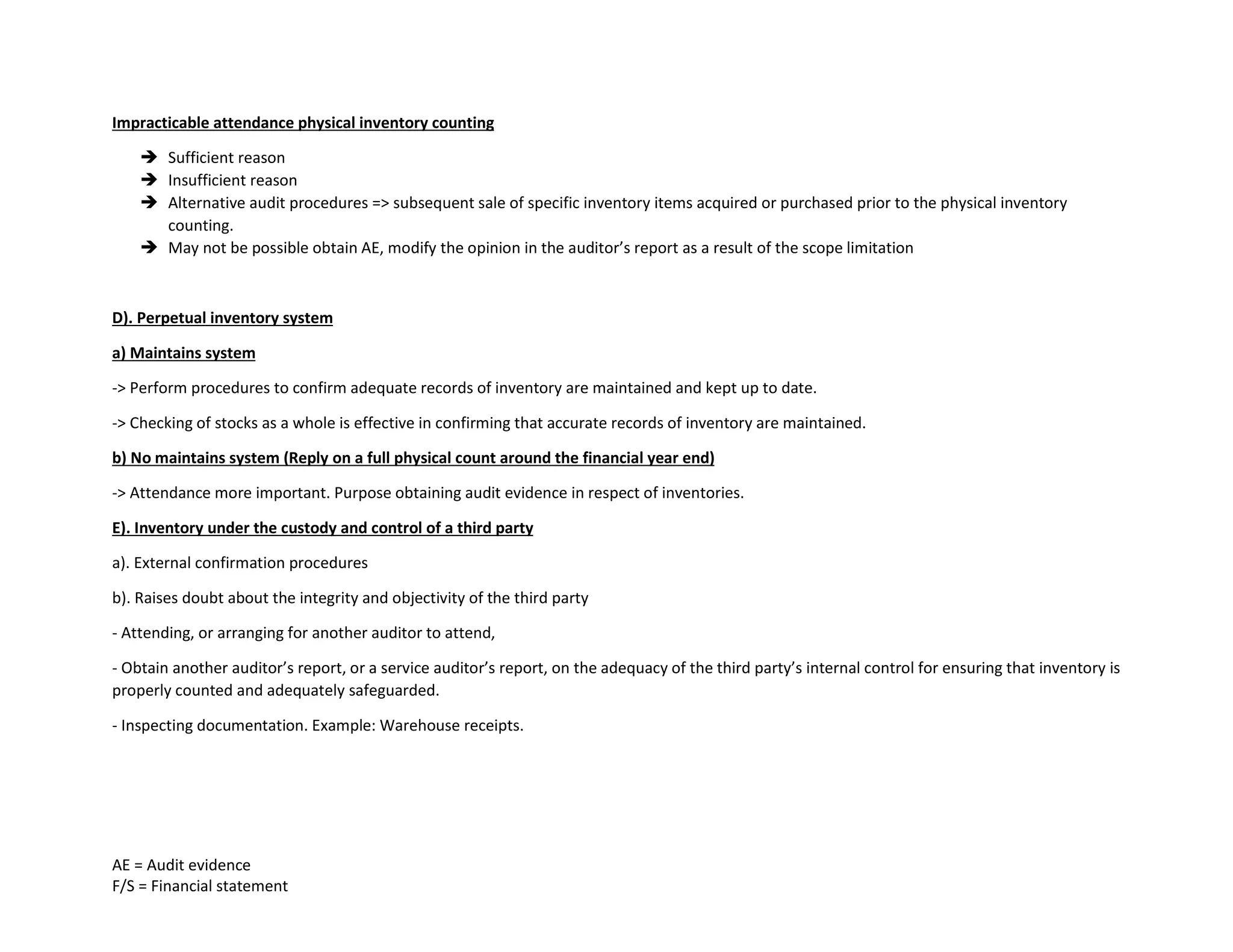 Isa 501 audit evidence - specific considerations for selected items | PDF