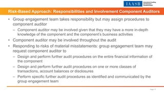 Exposure Draft ISA 600 – Group Audits | PPTX