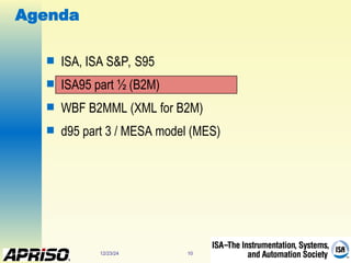 Manufacturing Execution System (MES) ISA95 standard update.ppt