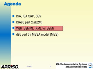Manufacturing Execution System (MES) ISA95 standard update.ppt