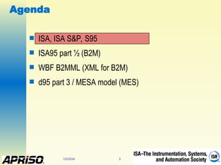 Manufacturing Execution System (MES) ISA95 standard update.ppt