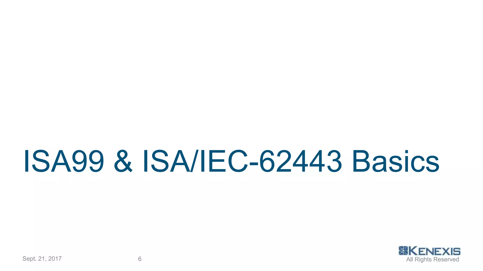 ISA/IEC 62443: Intro and How To | PPTX