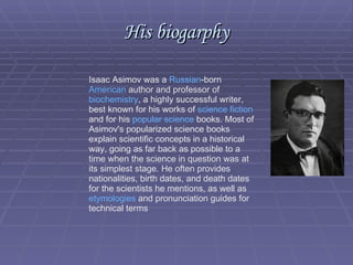 Isaac Asimov | PPT