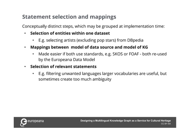 Designing a multilingual knowledge graph - DCMI2018 | PPT