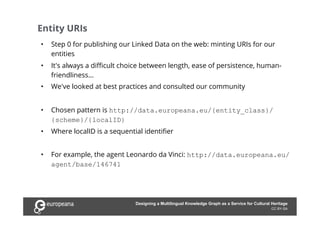Designing a multilingual knowledge graph - DCMI2018 | PPT