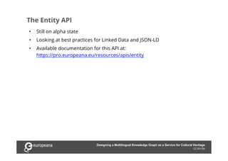 Designing a multilingual knowledge graph - DCMI2018 | PPT