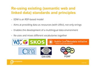 The Europeana Data Model - TPDL2018 | PDF