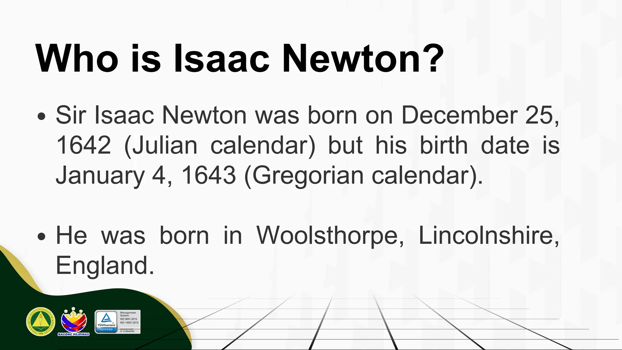 Isaac-Newton.pdf Powerpoint Presentation | PDF