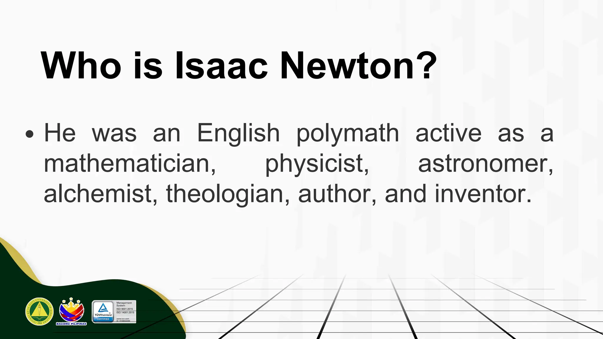Isaac-Newton.pdf Powerpoint Presentation | PDF