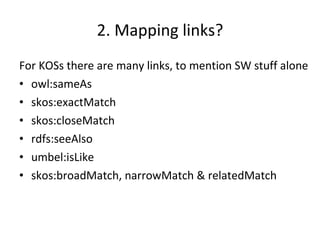 Progress in semantic mapping - NKOS | PPT | Databases | Computer Software and Applications