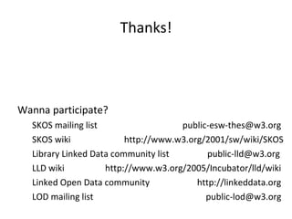 Progress in semantic mapping - NKOS | PPT | Databases | Computer Software and Applications