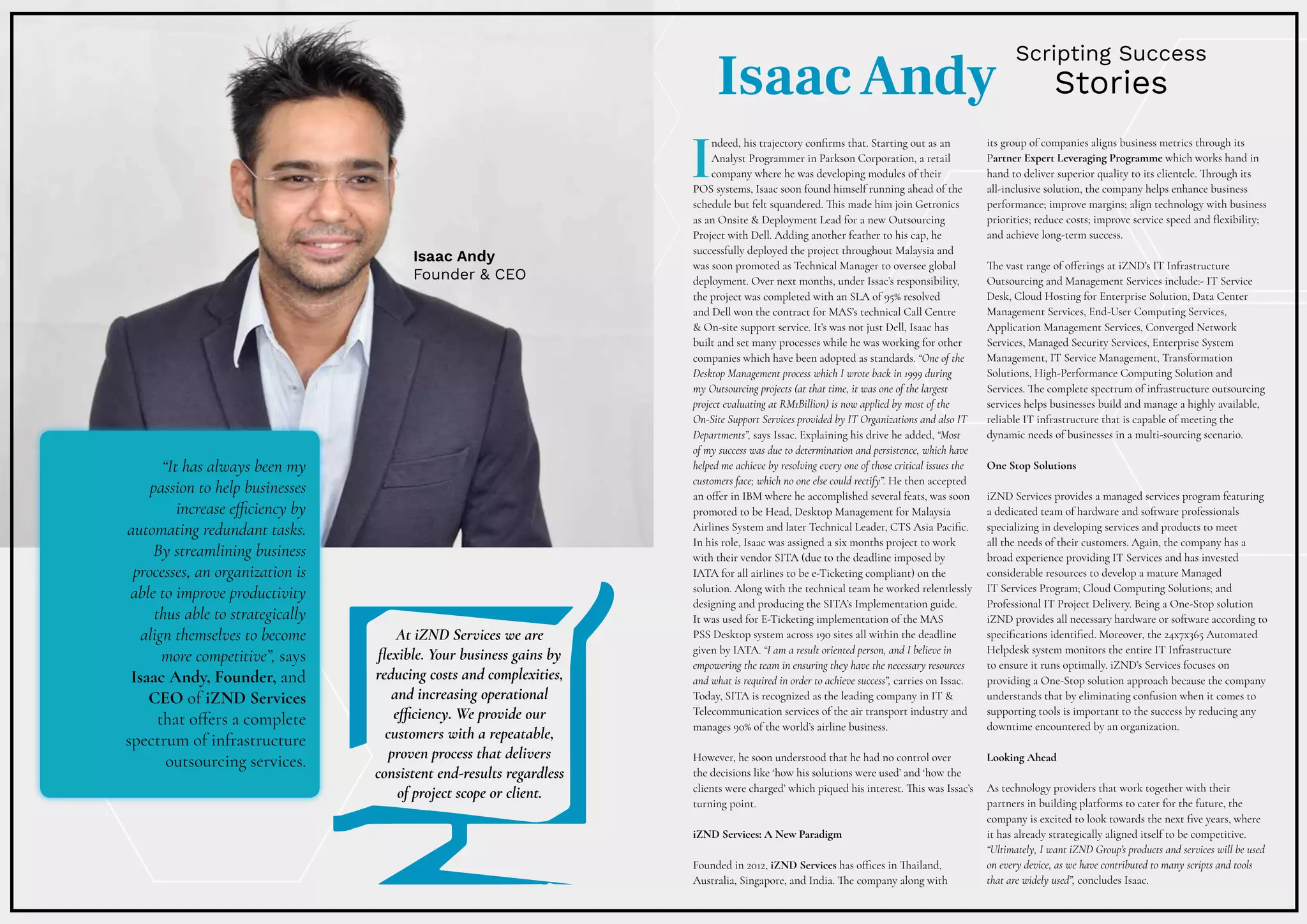 Dr Isaac Andy: Best CEOs 2019 articles | PDF