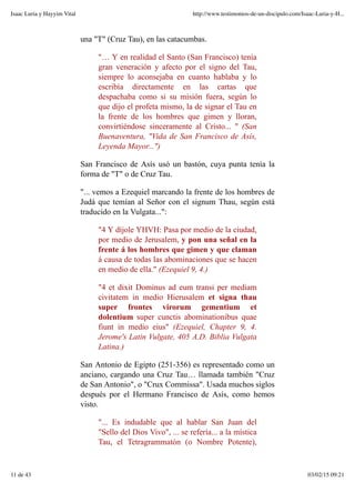 Isaac luria y hayyim vital | PDF