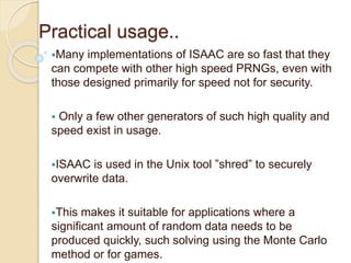 Isaac stream cipher | PPT