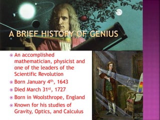 Isaac newton: The Apple Falls Up? | PPTX