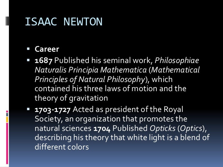 Isaac Newton Atomic Theory Model