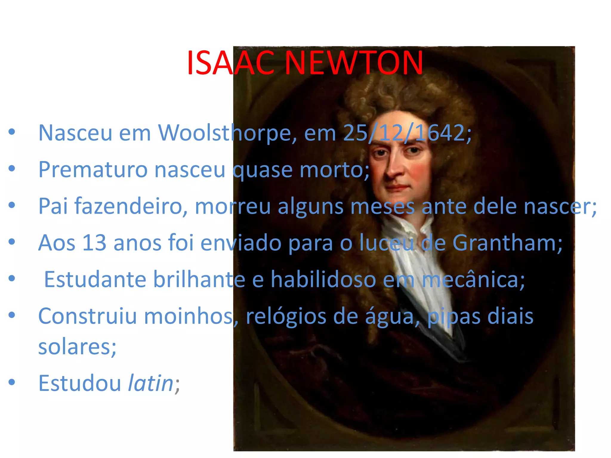 Isaac newton, Robert Hooke e Edmond Halley | PPT