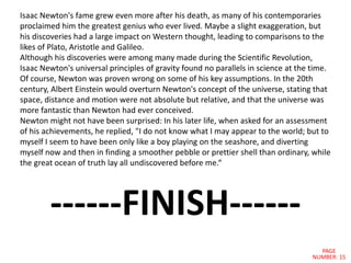 Isaac newton | PPTX
