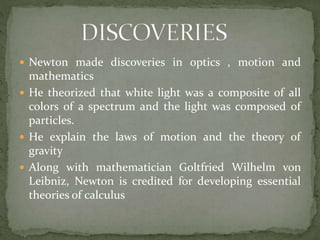 About Isaac newton | PPTX