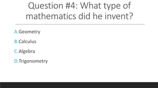 Isaac Newton - One of History's Greatest Scientists.pptx