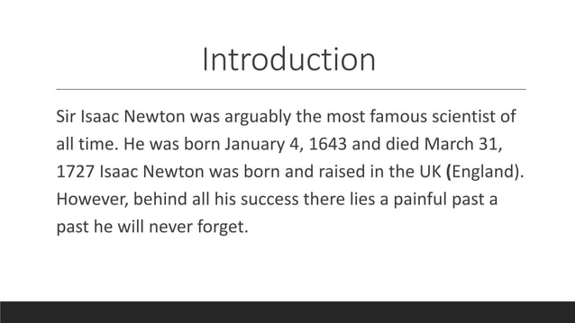 Isaac Newton - One of History's Greatest Scientists.pptx